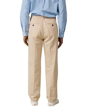 Aubin Pasmore Slim Leg Suit Trouser - Sand