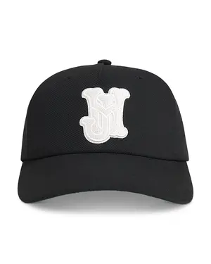 Hudson Jeans Embroidered Logo Hat - Jet Black