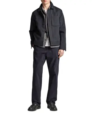 Vince Pleated Trucker Jacket
