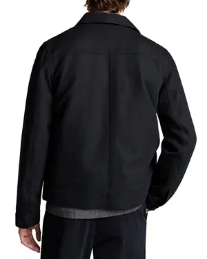 Vince Pleated Trucker Jacket