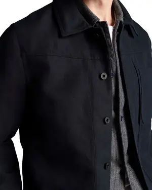Vince Pleated Trucker Jacket