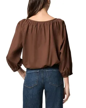 Paige Kinzie Button Front Cotton Top