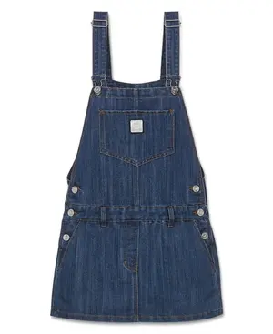 Mcm Overall Skirt In Lurex Denim