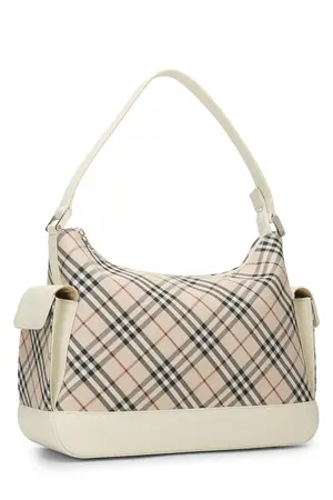 Burberry House Check Jacquard Hobo
