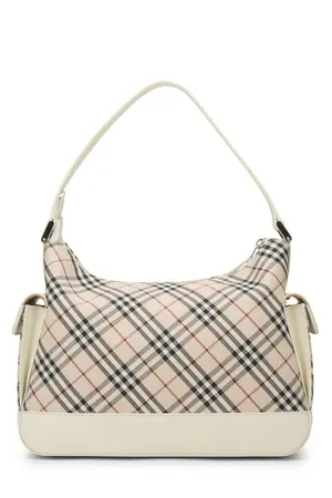 Burberry House Check Jacquard Hobo