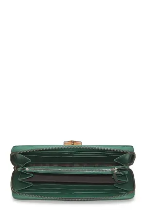 Gucci Bamboo Zip Around Wallet