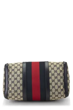 Gucci Gg Vintage Web Boston
