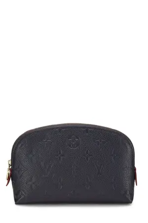 LOUIS VUITTON Bleu Infini Monogram Empreinte Pochette Cosmetique