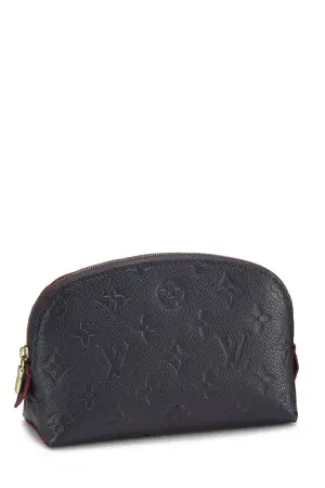 LOUIS VUITTON Bleu Infini Monogram Empreinte Pochette Cosmetique