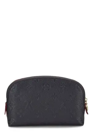 LOUIS VUITTON Bleu Infini Monogram Empreinte Pochette Cosmetique