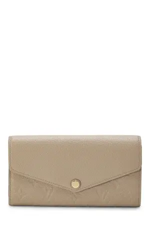 LOUIS VUITTON Monogram Empreinte Sarah Nm - Beige