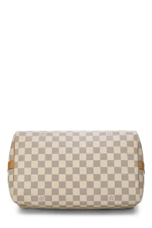 LOUIS VUITTON Damier Azur Speedy Bandouliere 30 - White