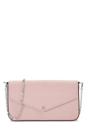 LOUIS VUITTON Rose Nacre Epi Pochette Felicie - Pink