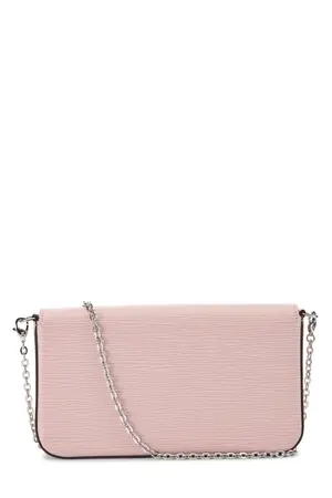 LOUIS VUITTON Rose Nacre Epi Pochette Felicie