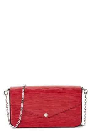 LOUIS VUITTON Piment Epi Pochette Felicie