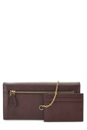 Prada Saffiano Continental Wallet