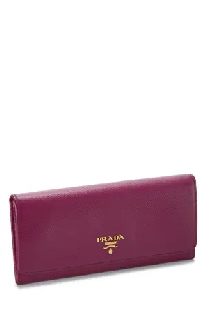 Prada Saffiano Continental Wallet