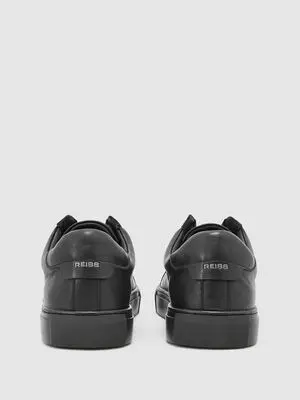 REISS Jenson Leather Hidden-lace Trainers