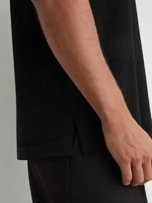 REISS Watson Textured-knit Vest