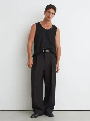 REISS Watson Textured-knit Vest