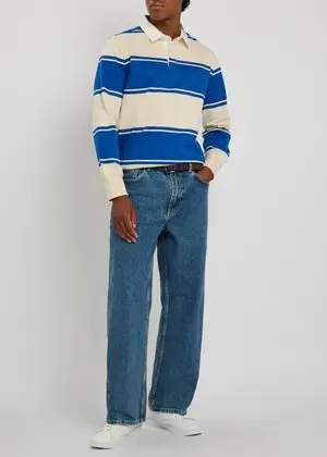 Gant Striped Cotton Rugby Shirt
