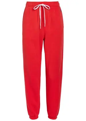 Polo Ralph Lauren Embroidered Cotton-blend Sweatpants