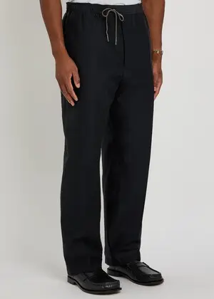 MAISON MARGIELA Straight-leg Cotton-blend Trousers