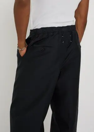 MAISON MARGIELA Straight-leg Cotton-blend Trousers