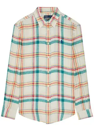 Polo Ralph Lauren Plaid Linen Shirt