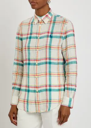 Polo Ralph Lauren Plaid Linen Shirt