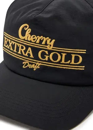 CHERRY LOS ANGELES Extra Gold 5 Panel Embroidered Nylon Cap