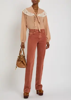 Chloé Straight-leg Denim Jeans