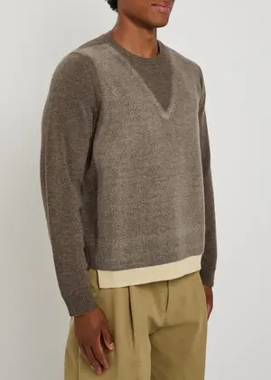 MAISON MARGIELA Layered Wool Jumper
