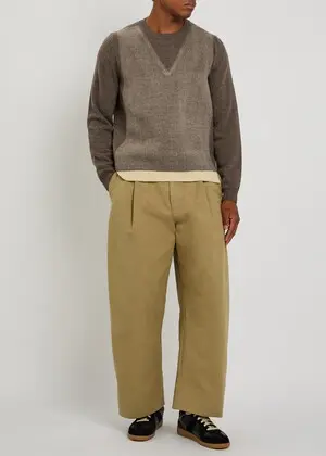 MAISON MARGIELA Layered Wool Jumper