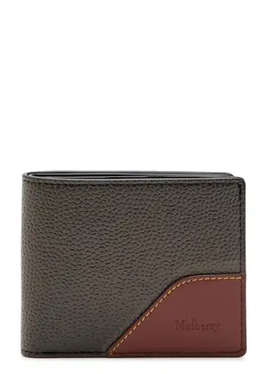 Mulberry Panelled Grained Leather Wallet - Brown Other