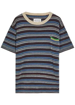 MAISON MARGIELA Striped Knit T-shirt - Stripe