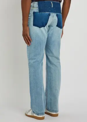 MAISON MARGIELA Straight-leg Washed Denim Trousers