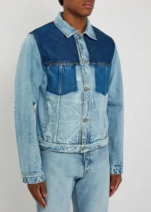 MAISON MARGIELA Washed Denim Trucker Jacket