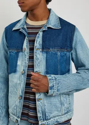 MAISON MARGIELA Washed Denim Trucker Jacket