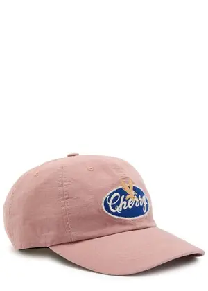 CHERRY LOS ANGELES Golden Eagle 6 Panel Appliquéd Cotton Cap - Pink