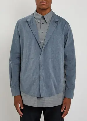 MAISON MARGIELA Panelled Cotton-poplin Shirt