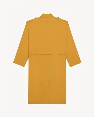Saint Laurent Long-sleeved Trench Coat