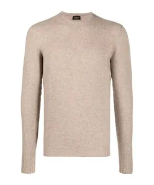 DRUMOHR Cashmere Crew-neck Jumper - Beige