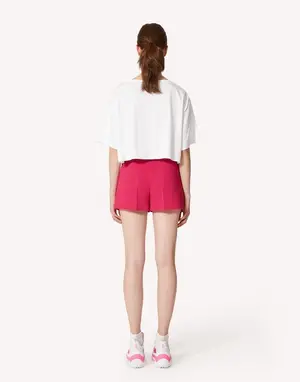 Red Valentino Logo Shorts