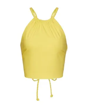Red Valentino Weave A Detail Sling - Yellow
