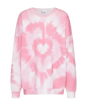 Red Valentino Tie-dyed Crewneck Sweatshirt