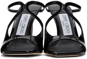 JIMMY CHOO Anise Cut-out Detail Heeled Sandals - Black