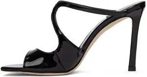 JIMMY CHOO Anise Cut-out Detail Heeled Sandals - Black