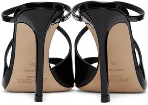 JIMMY CHOO Anise Cut-out Detail Heeled Sandals - Black