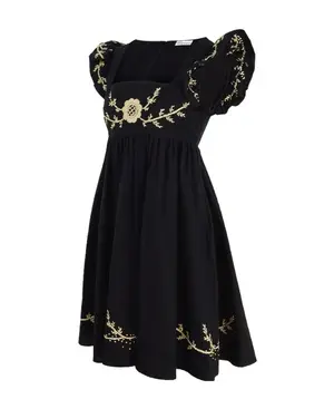 Red Valentino Square Neck Dress